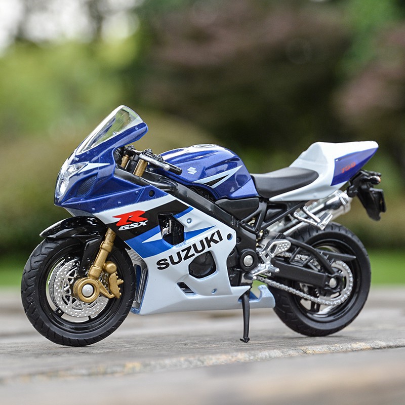 Welly 1:18 Suzuki GSX-R750 Diecast Alloy Motorcycle Model Toy | Shopee ...