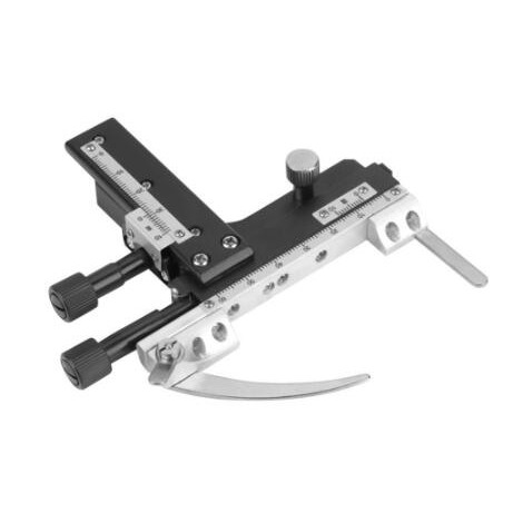 Geefuntech Microscope Attachable Mechanical Stage X-Y Moveable Caliper ...