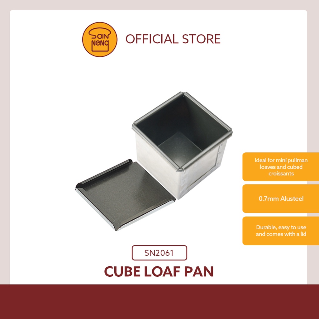 Sanneng Cube Loaf Pan (SN2061) | Shopee Philippines