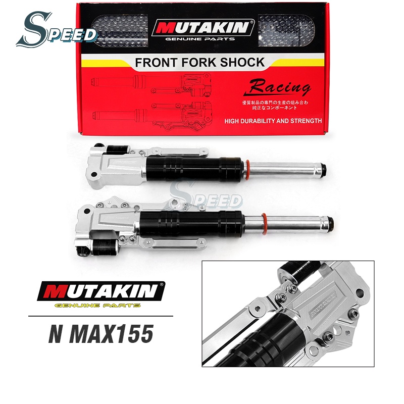 MUTAKIN Motorcycle Inverted Front Shock Assy For NMAX155 V1/V2 | Shopee ...