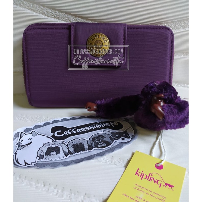 Kipling Metallic Long Wallet Made In Vietnam | Shopee Philippines