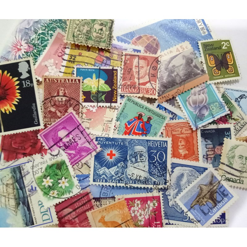 [ Worldwide Stamps ] 40 pcs All Different used Mix Country Postage ...