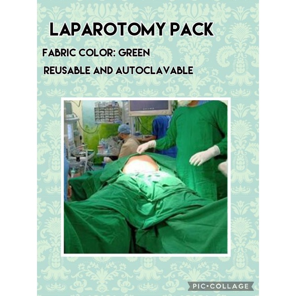 Laparotomy pack reusable and Autoclavable | Shopee Philippines