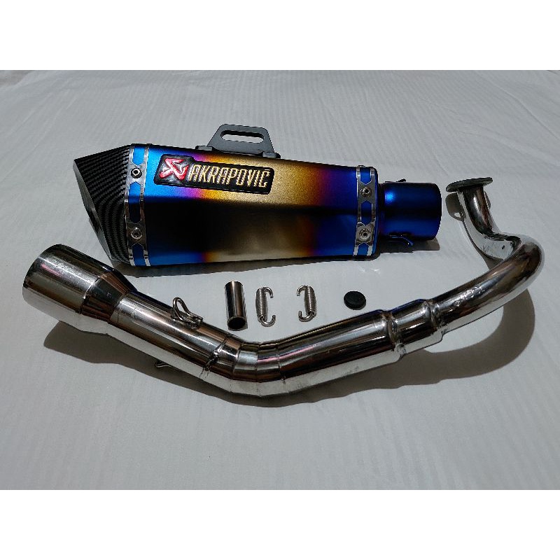 HONDA CLICK 125i / 150i AKRAPOVIC PIPE WITH SILENCER ( FULL SYSTEM ...