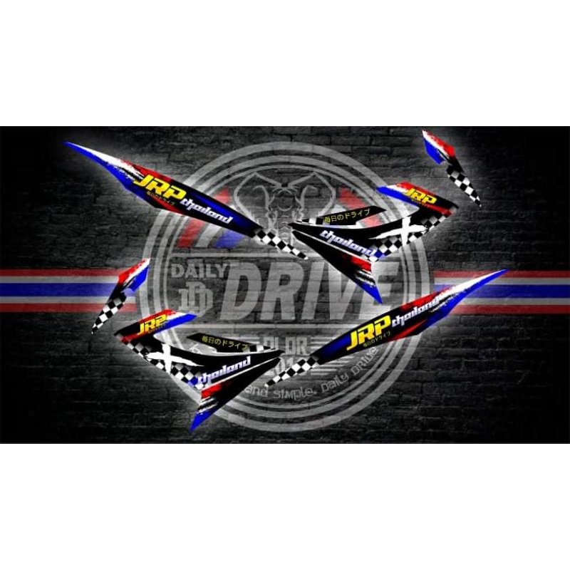 SUZUKI RAIDER J 115 JRP X THAILAND DECAL DESIGN | Shopee Philippines