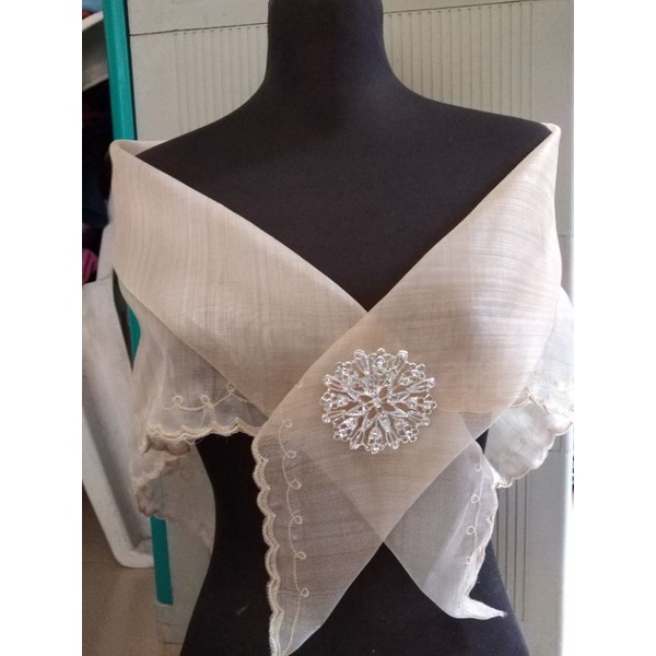 classic alampay filipina alampay with big or standard size brooch ...