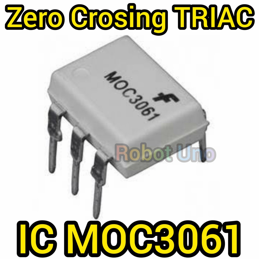 Ic MOC3061 Single Channel 5300 Zero Crossing TRIAC Optocoupler BF98 ...