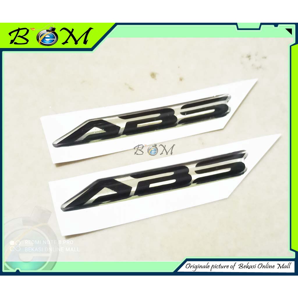 Sticker Logo Embossed ABS honda pcx vario adv silver | Shopee Philippines