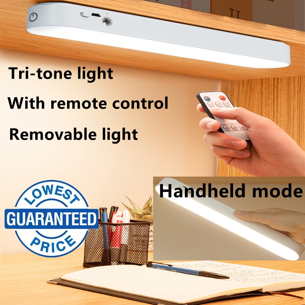 Hanging Magnetic LED Table Lamp Chargeable Stepless Dimming Desk Lamp ...