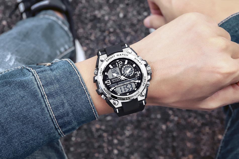 SANDA 739 Sports Men's Watches Top Brand Luxury Military Quartz Watch ...