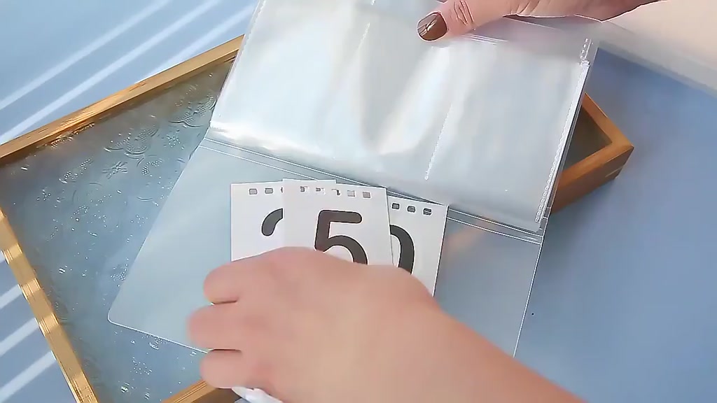 160 Grids Frosted Interstitial Photo Album Photocards Postcard Storage ...