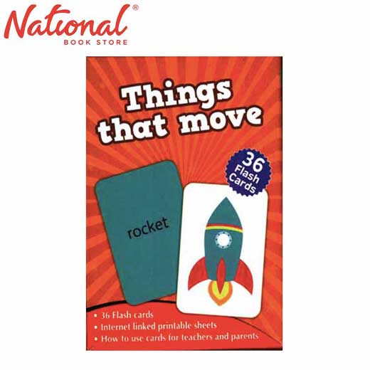 Things That Move: My First Flashcards - Charts - Posters - Flashcards ...
