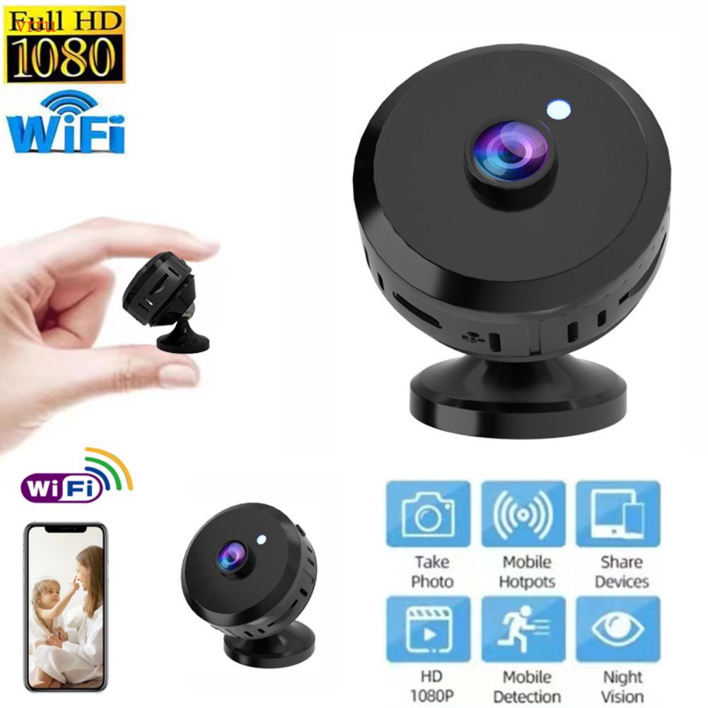 Wifi Mini Camera Security Protection Hd1080p Night Vision Motion ...