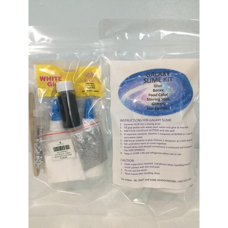 OUTER SPACE GALAXY SLIME KIT DIY do-it-yourself slimekit arts crafts ...