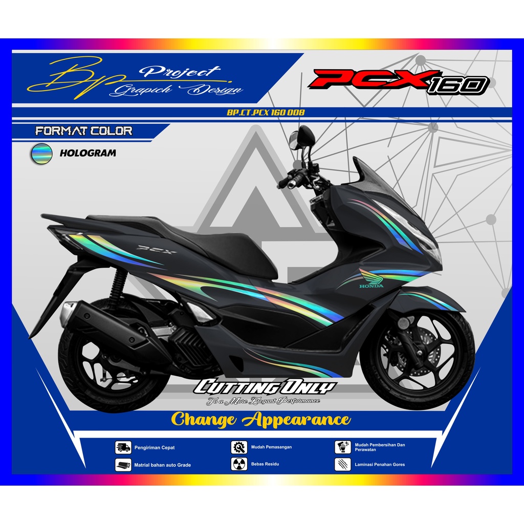 Cutting PCX 160 - STICKER CUTTING PCX 160 NEW 2021 - CUTTING BODY PCX ...