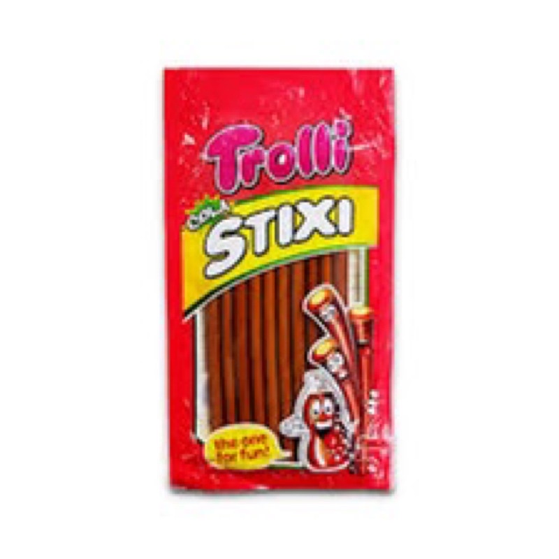 ORIGINAL] Trolli Stixi / Sour Strips Gummy Candy Strawberry Mix Cola ...