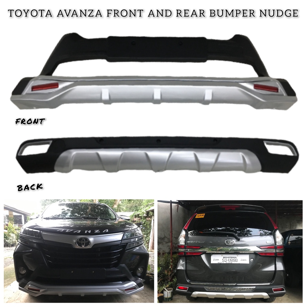 CPAO TOYOTA AVANZA FRONT AND REAR BUMPER NUDGE (2015-2020) (5130 ...