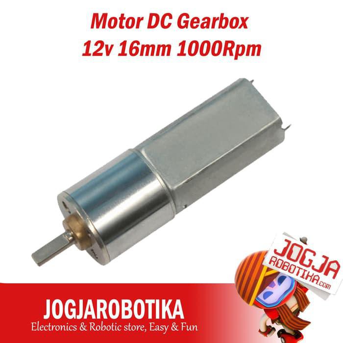 DC Motor Gearbox Dynamo 12v 16mm 1000rpm 1000 rpm | Shopee Philippines