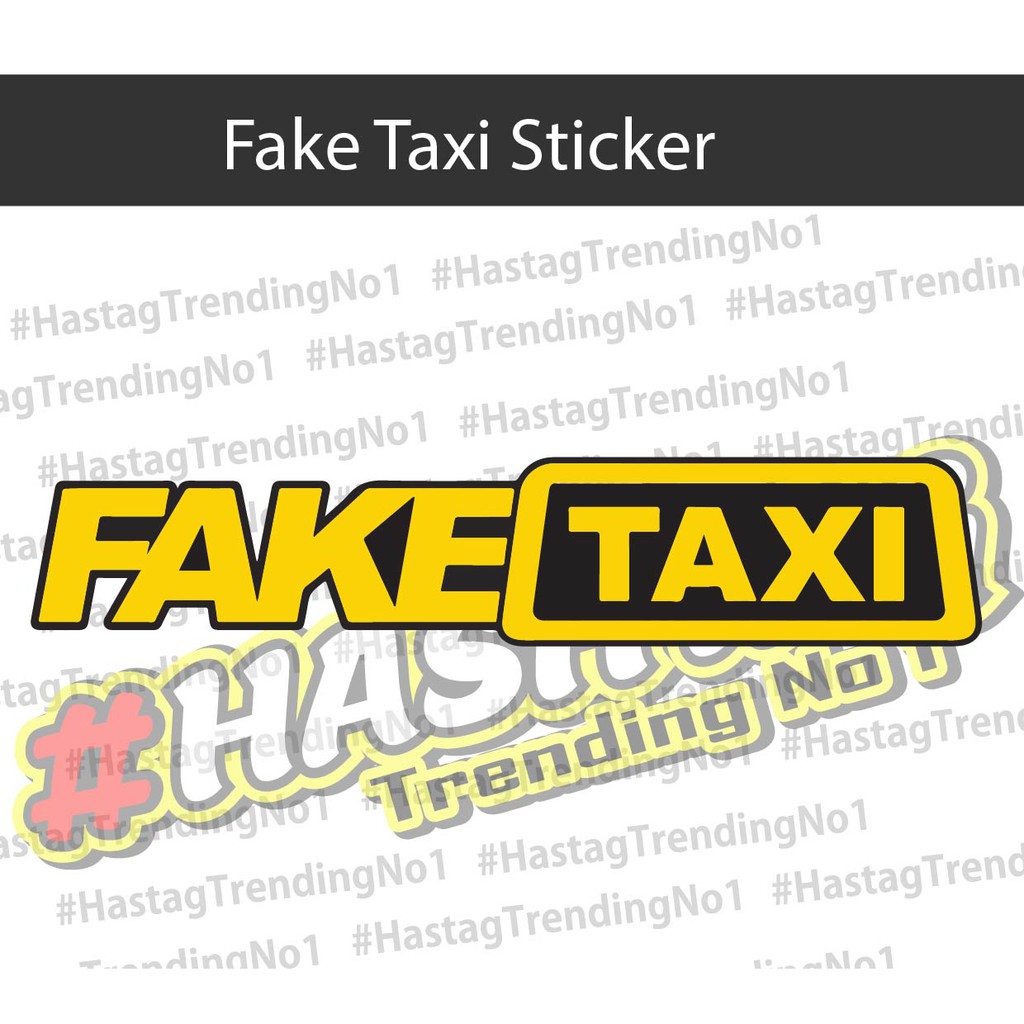 Fake taxi, Car Sticker, Lori Sticker | Shopee Philippines