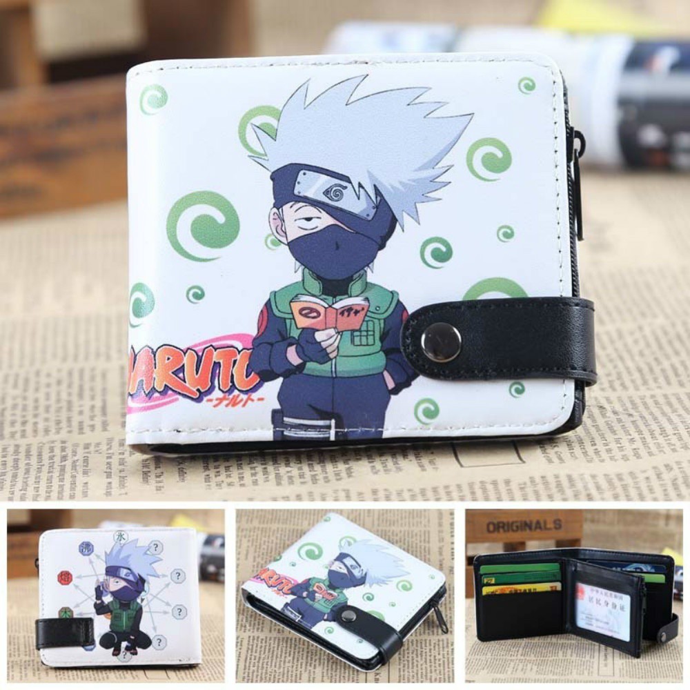 Exquisite Hatake Kakashi Cartoon Student Mini Short Wallet | Shopee ...