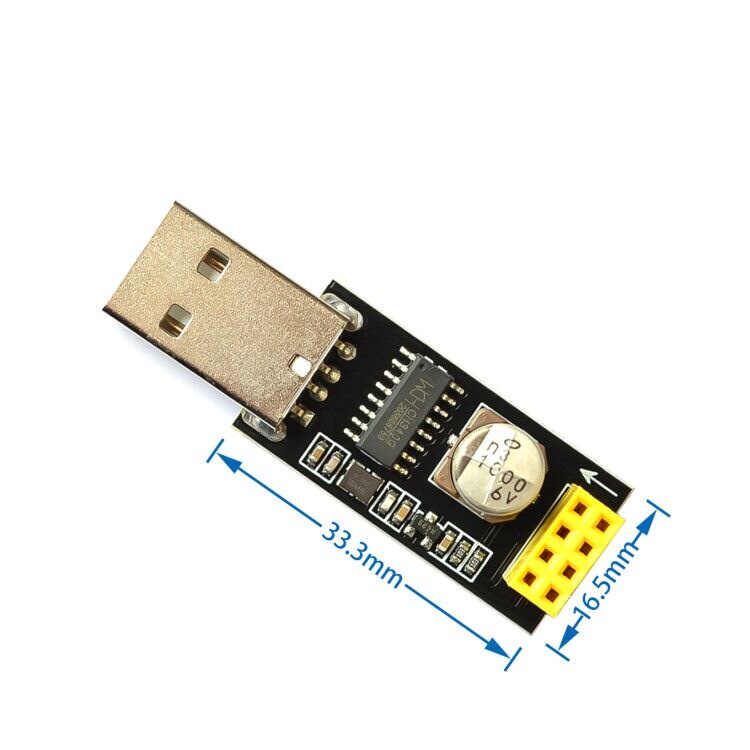 ESP01 Programmer Adapter UART GPIO0 ESP-01 Adaptaterr ESP8266 CH340G USB to ESP8266 Serial ...