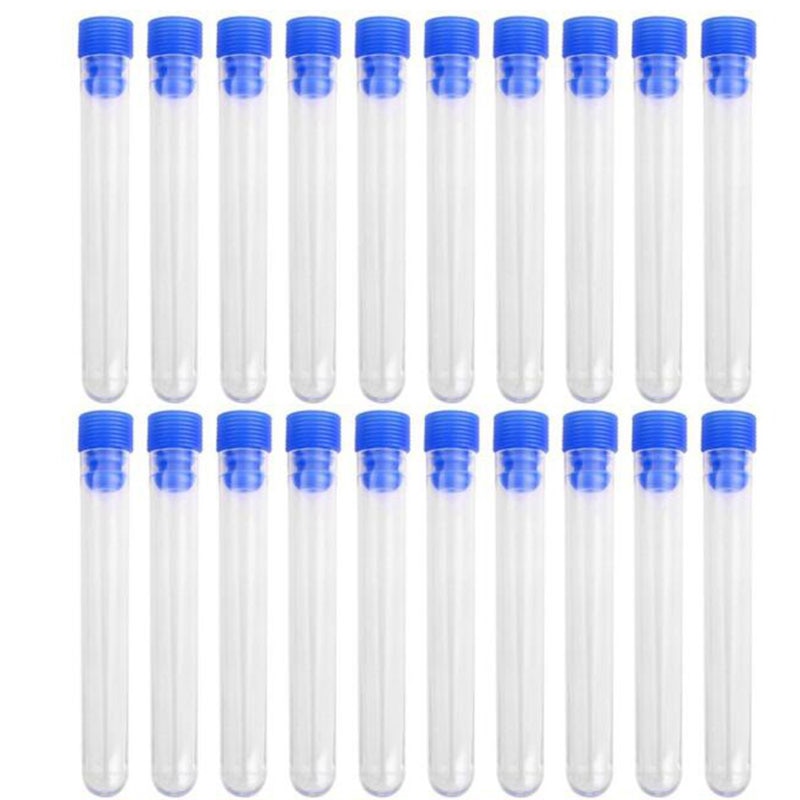 10Pcs / Pack 12x100 Mm Transparent Laboratory Transparent Plastic Test ...