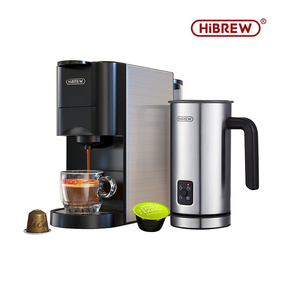 HiBREW 5 in 1 Capsule Coffee Machine Espresso Full Automatic With Hot ...