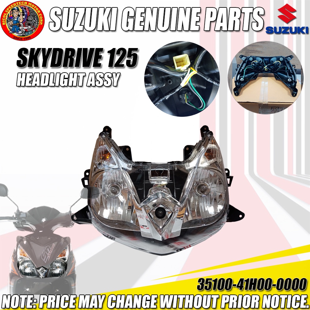 SKYDRIVE 125 HEADLIGHT ASSY (SGP) (GENUINE: 35100-41H00-000) | Shopee ...