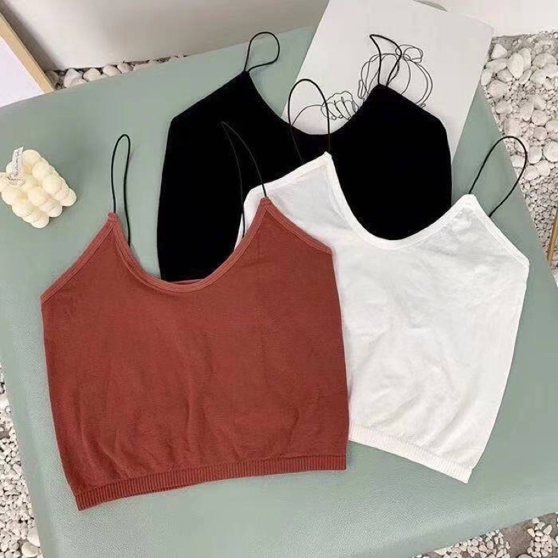 NEW-Hot Tank Top (fine Knit, Camisole, Without Pad, Women's Tops ...