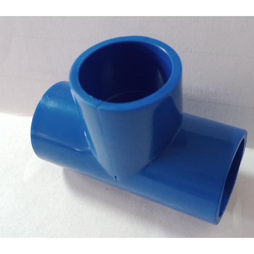 PVC blue fittings Tee 1 1/4” 1 1/2” 2 | Shopee Philippines