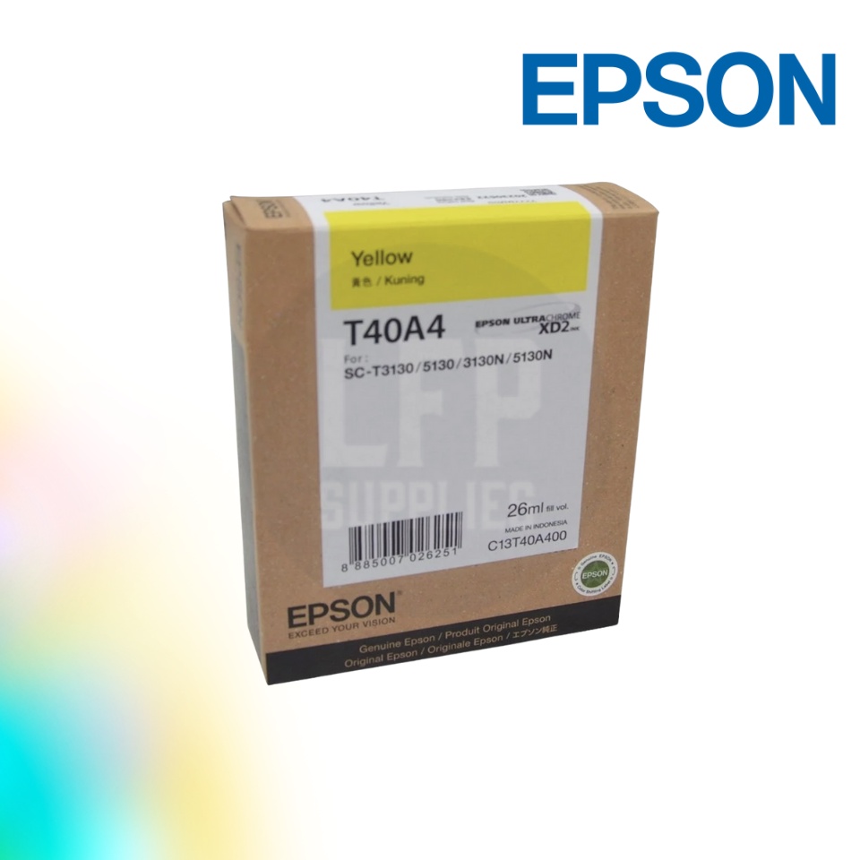 Epson T40 Ink Cartridges (For Epson T3130/T3130M/T5130) (C13T40B100 ...