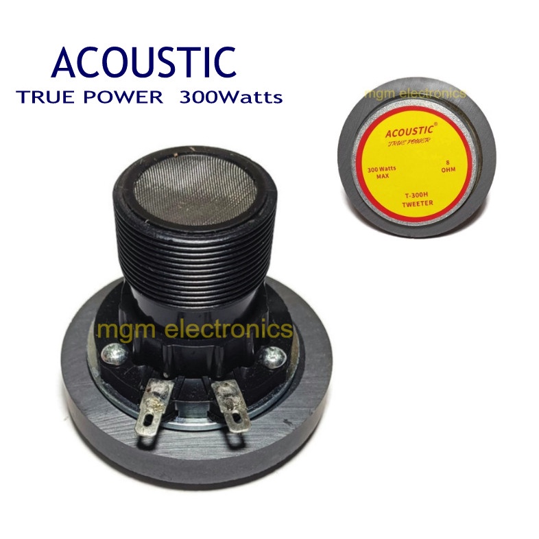 ACOUSTIC T-300H 300 watts Universal Driver Unit Tweeter with Free ...