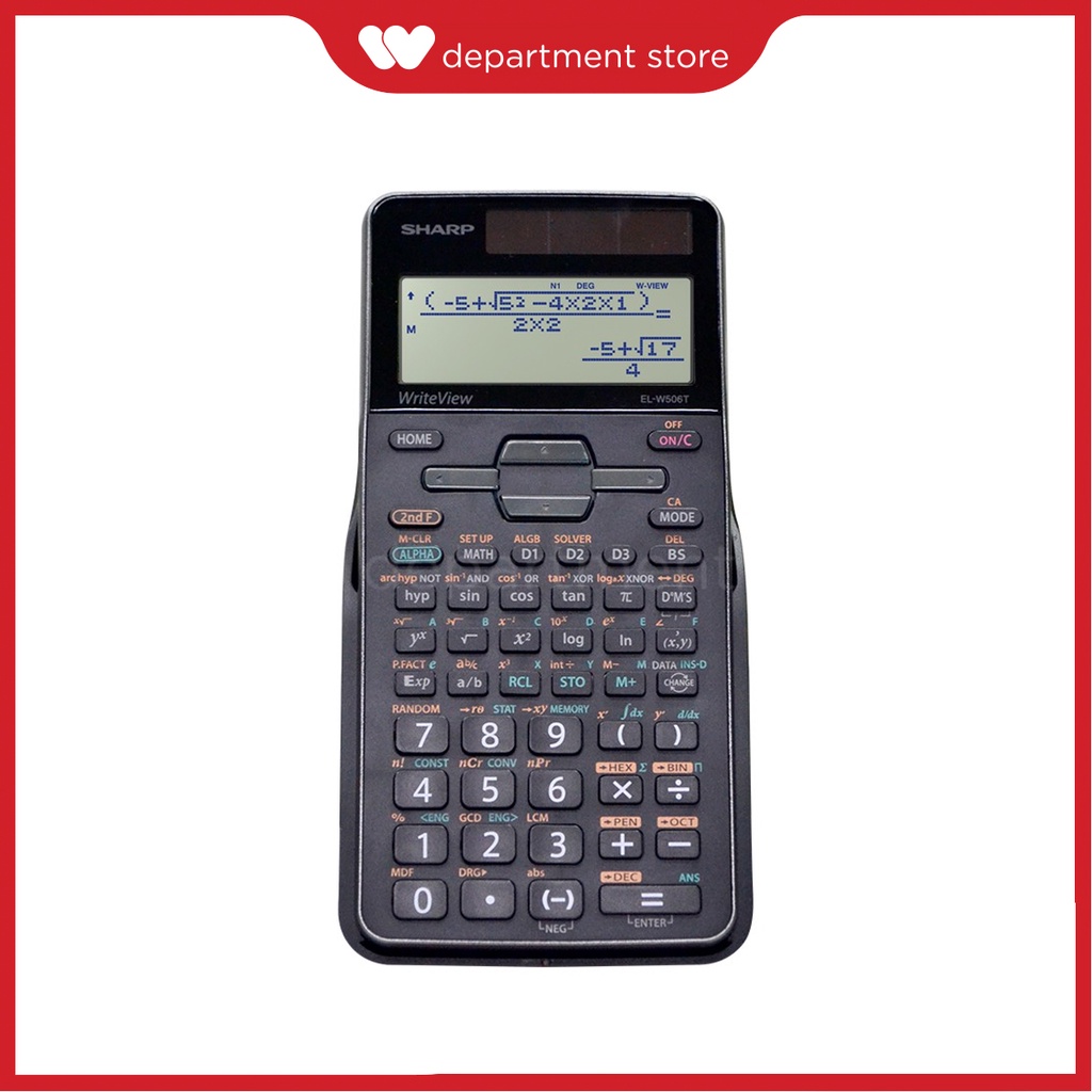SHARP 100% Authentic Scientific Calculator EL-W506T Gray | Shopee Philippines
