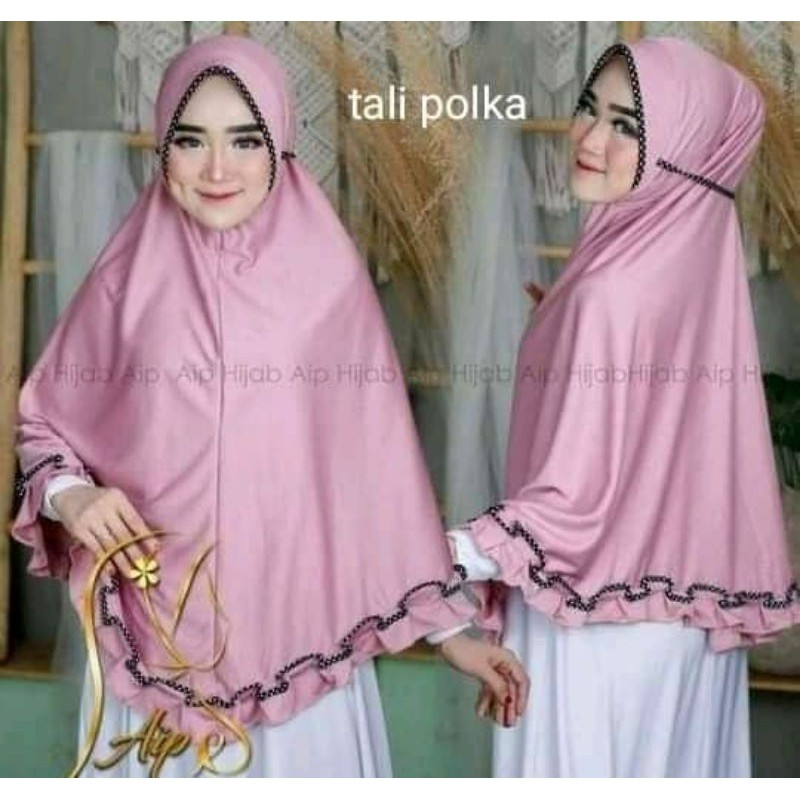 POLKA STRAP HIJAB REMPEL/JUMBO | Shopee Philippines