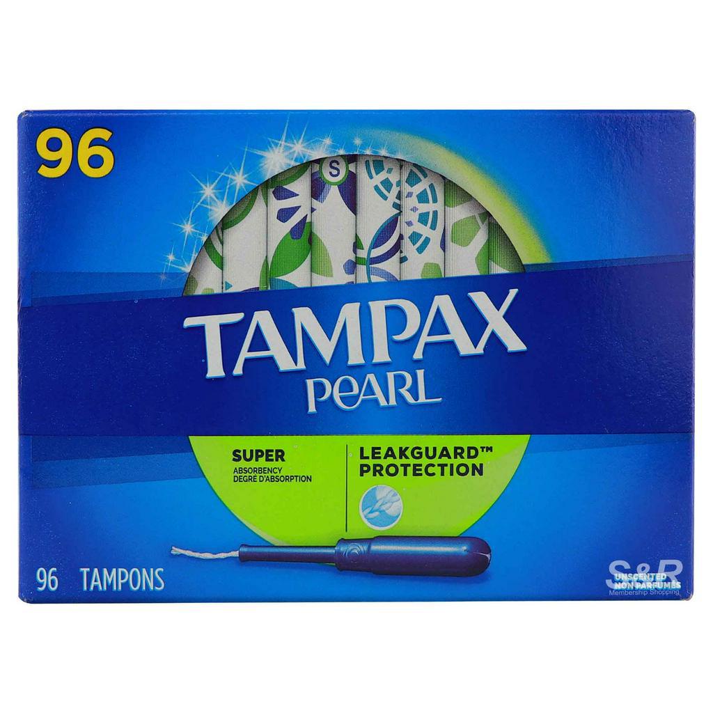 Tampax Pearl Super Absorbency Tampon 96pcs | Shopee Philippines