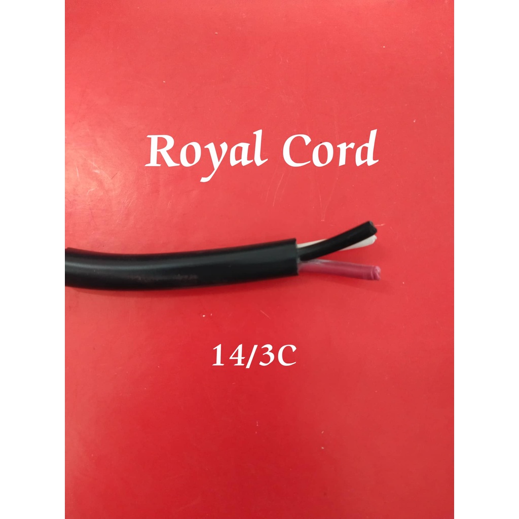 Royal Cord 99% Pure Copper Size #14 #16 # 18 2CORE & 3CORE (sold per ...