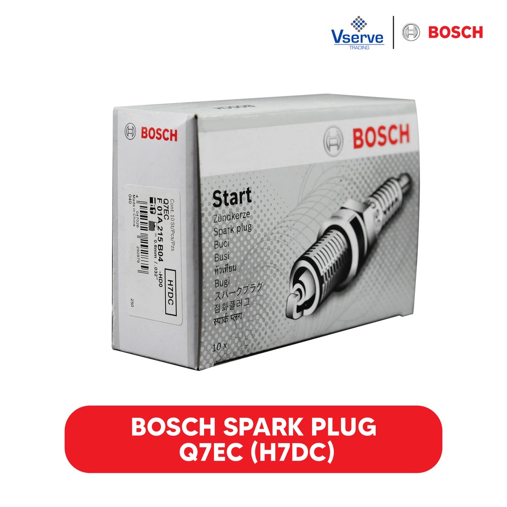 Bosch Spark Plug Copper Q7EC H7DC Motorcycle Spark Plug/pc | Shopee ...