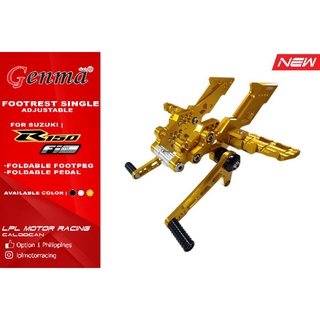 Genma Footrest Single Shifter RearSet Raider R150 Fi R150 Carb Full ...