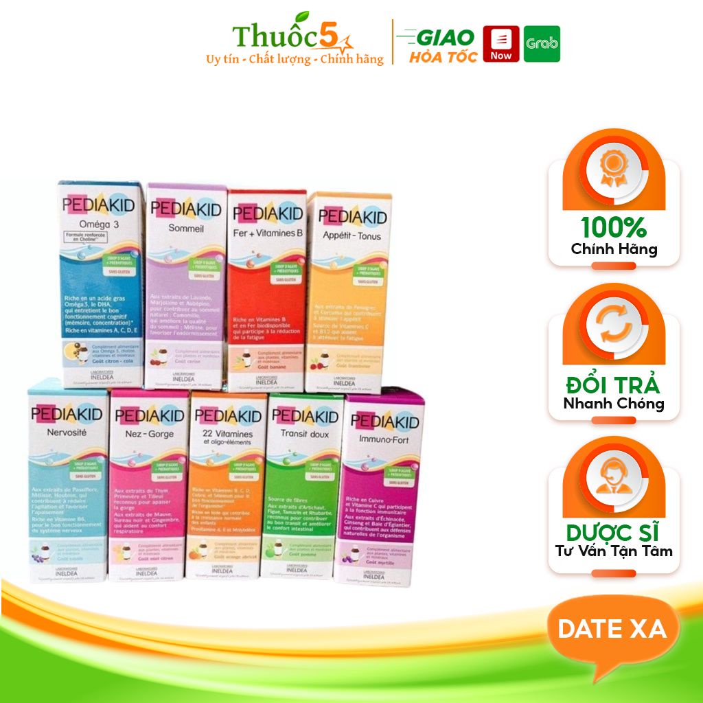 Pediakid - 22 vitamins / Appetit tonus / Sommeil / Iron Fe + Vitamin B ...