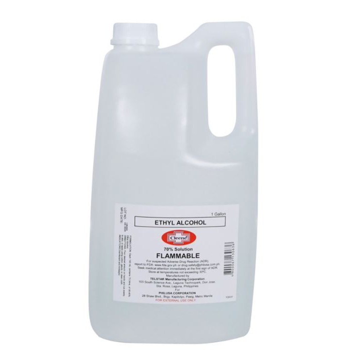 Cleene Ethyl Alcohol 70% 1 Gallon | Shopee Philippines