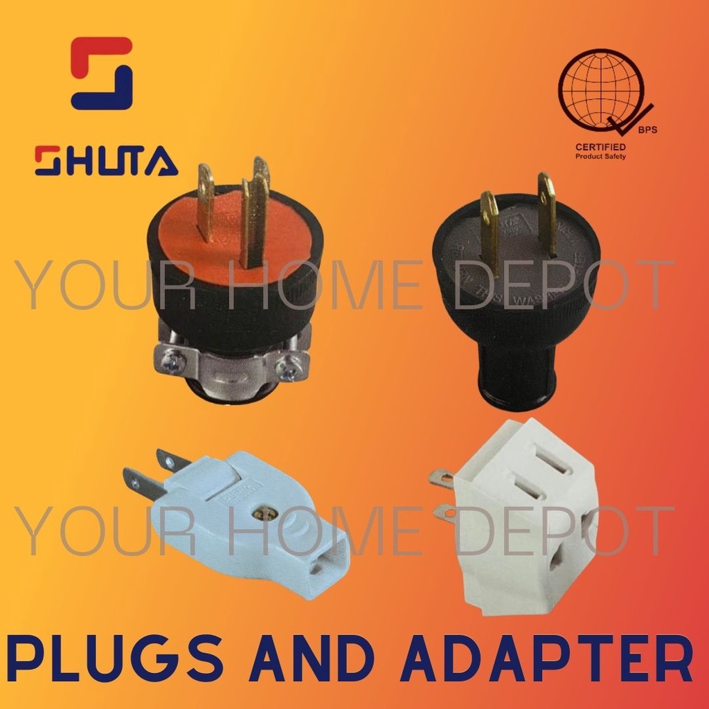 Plugs and Adapter Plain, Rubber and Rubber with Ground Heavy Duty SHUTA ...