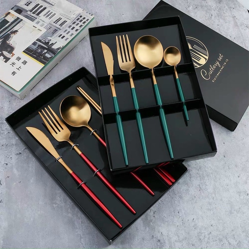Luxury DINING TABLE SPOON AND FORK SET | Shopee Philippines