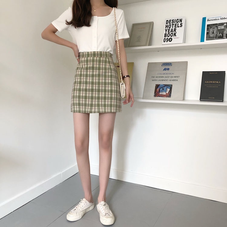 High Back A Letter Skirts With Simple Form 33699 | Shopee Philippines