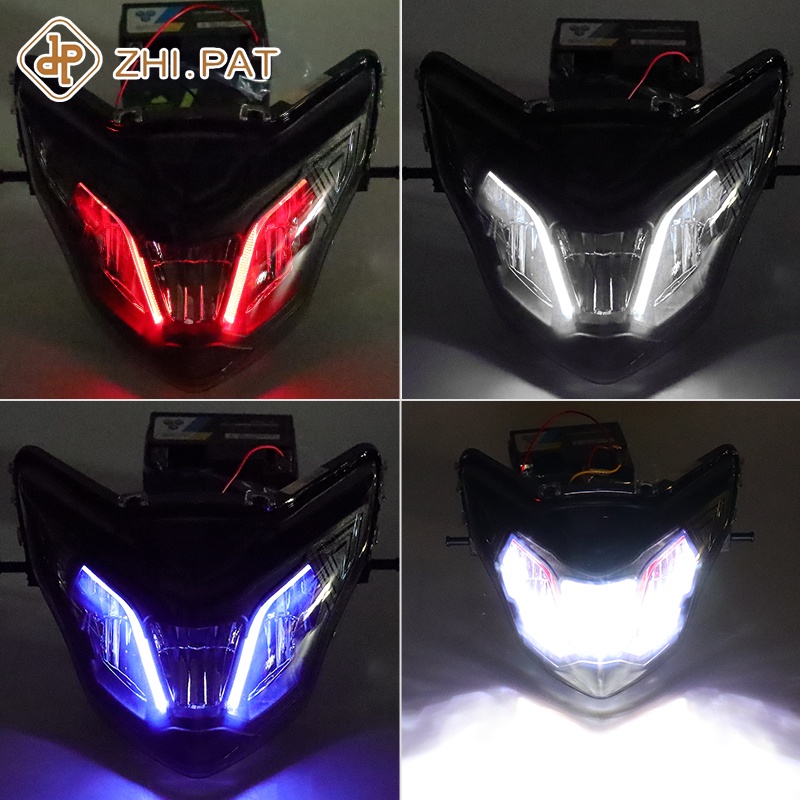ZHIPAT Latest Headlight Assembly Sniper MX135 LC135 V2 V3 V4 V5 V6 V7 ...