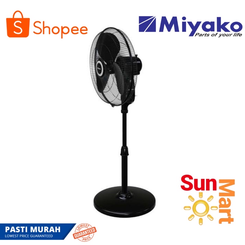 Miyako Stand Fan 16" KAS 1607 Fan 16 Inch Round Legs | Shopee Philippines