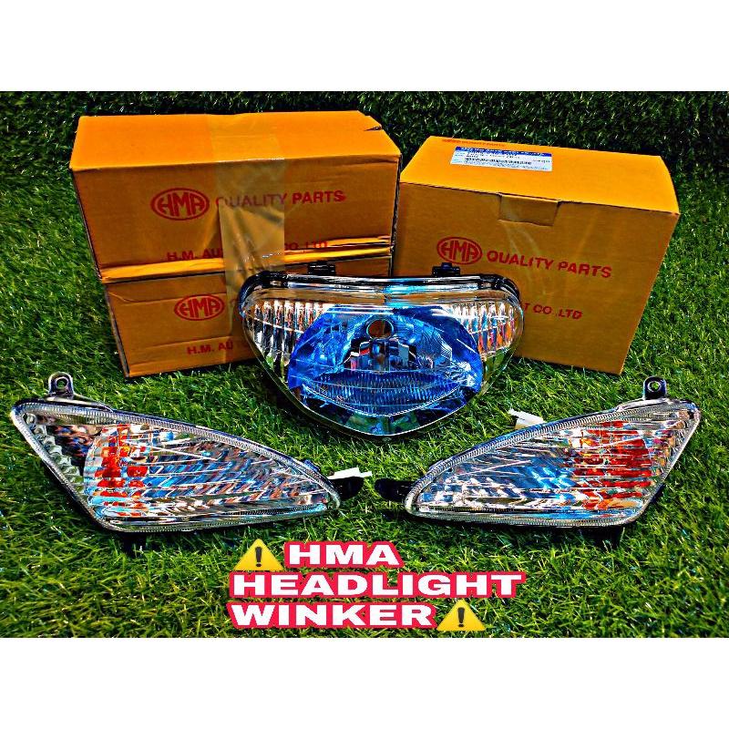 🇹🇭 HMA BLUISH HEADLIGHT WINKER SET YAMAHA MIO 1 ( Original ) | Shopee ...