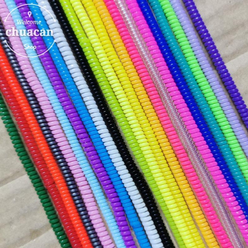 Mobile Cord Protector Cable Pure color Protect the headphone cable ...