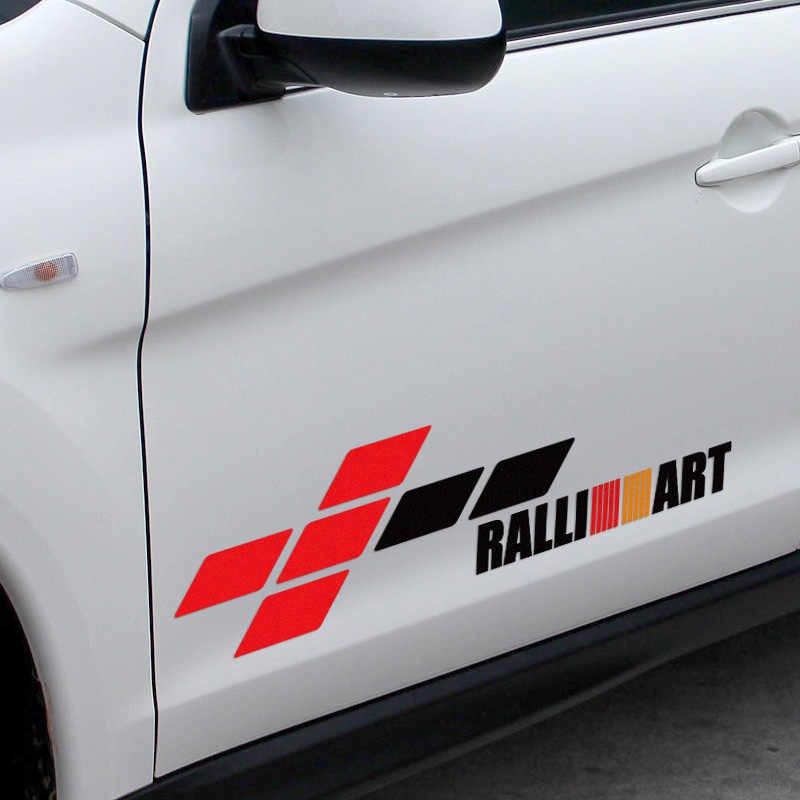 Cutting ralliart car stickers ralli art latest pajero car stickers ...