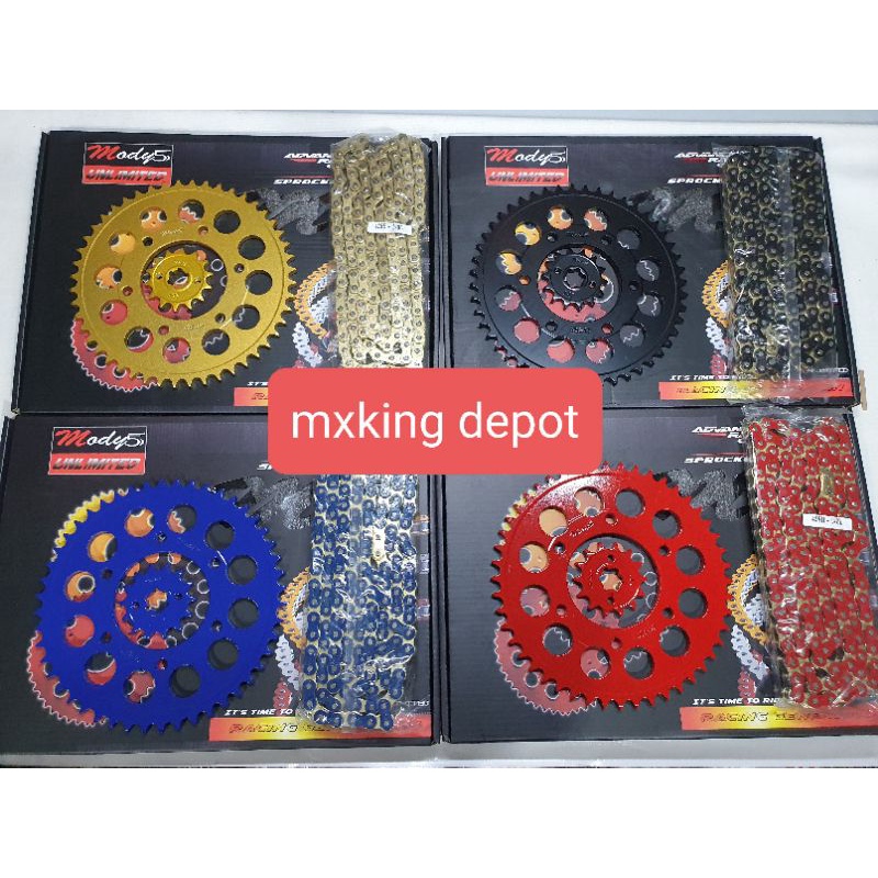 MODY5 STEEL CHAIN SET (14-48-428) FOR SNIPER 155 VVA (HEAVY DUTY ...