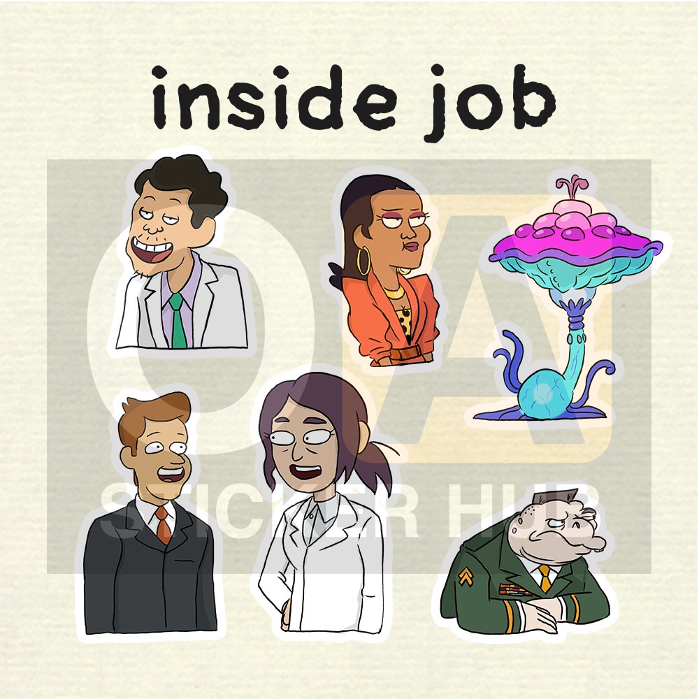 inside job fan art sticker pack | Shopee Philippines